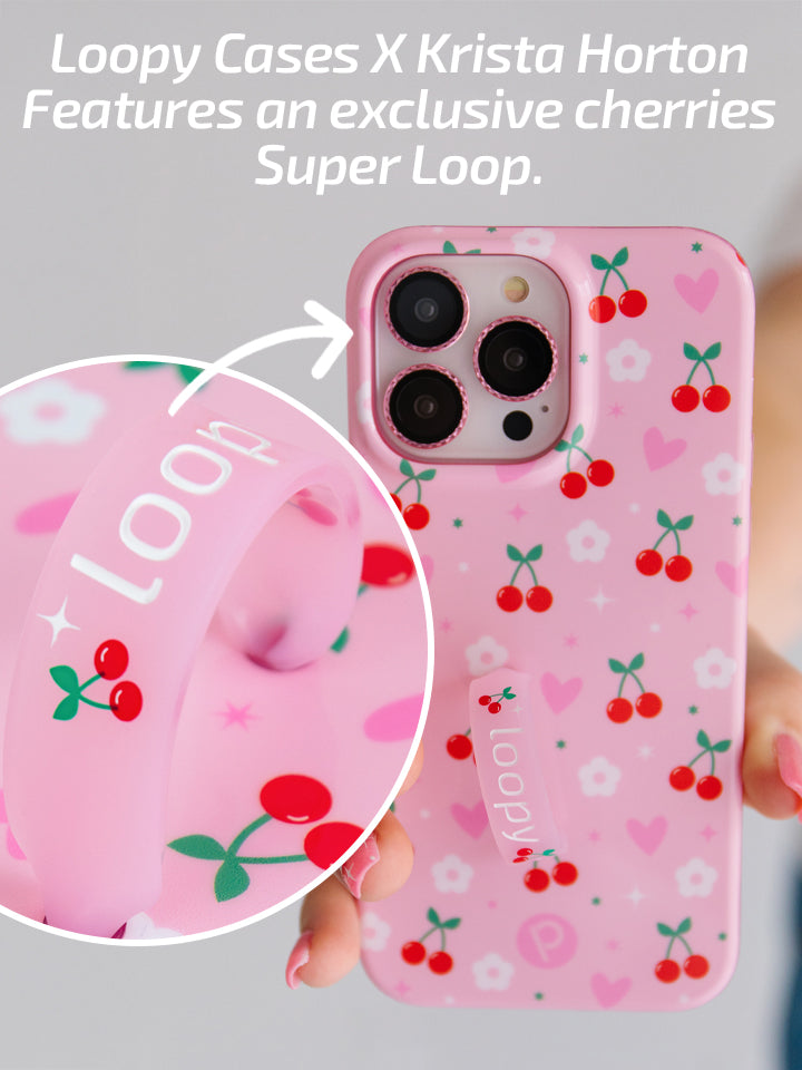 Loopy Cases - Cherry Cute X Krista Horton – LoopyCases®