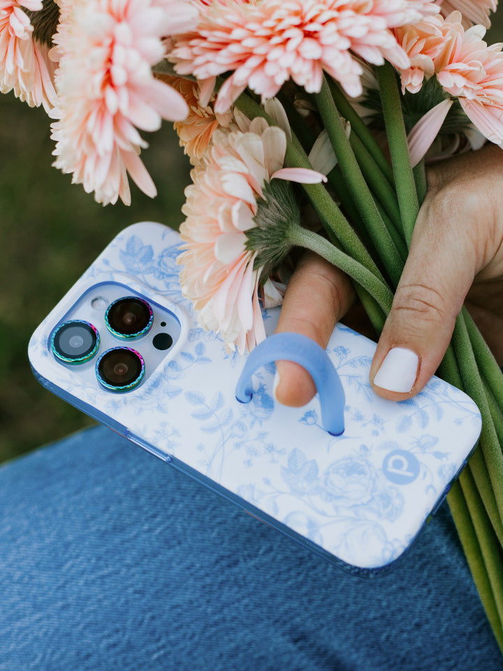 Loopy Cases - Blue Toile – Loopy®Cases