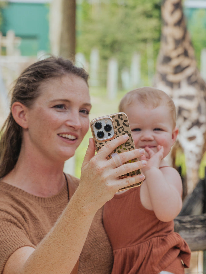 Loopy Cases - Gold Leopard – LoopyCases®