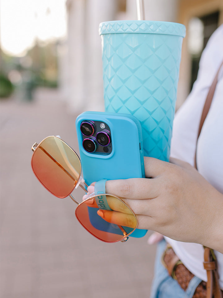 Loopy Cases - Neon Cyan – Loopy®Cases