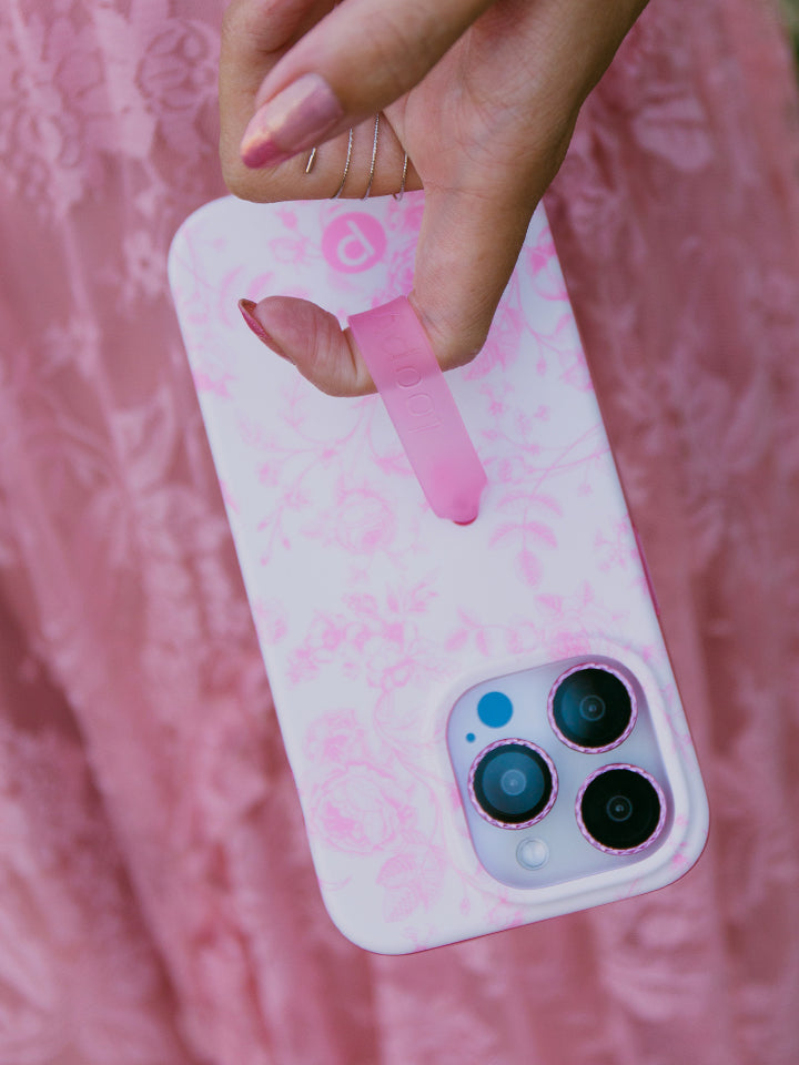 Loopy Cases - Pink Toile – LoopyCases®