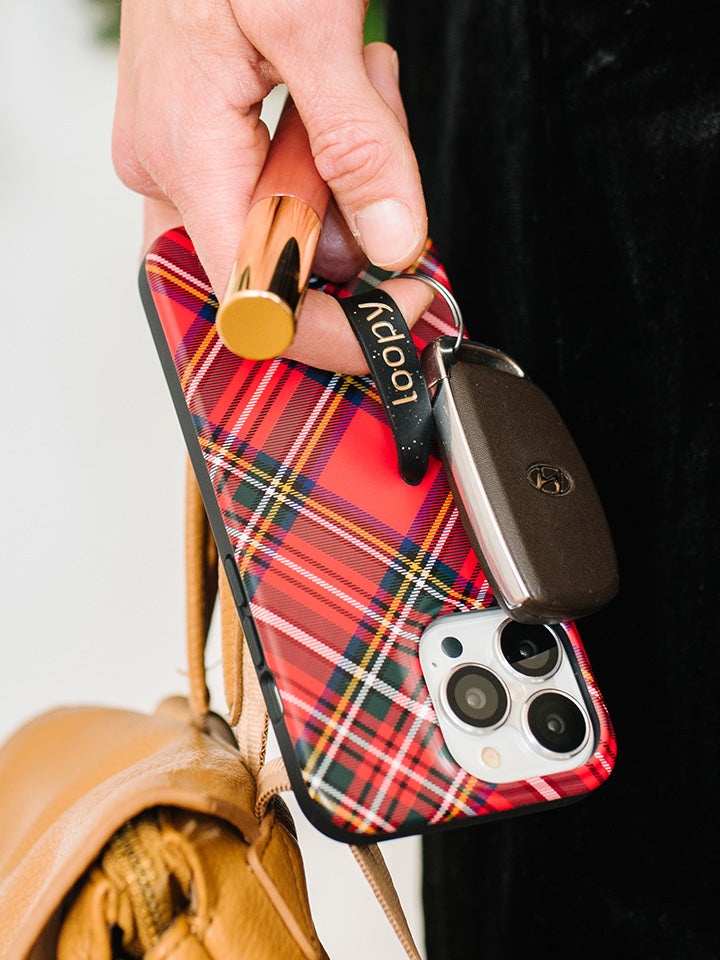 Loopy Cases - Red Tartan Plaid – Loopy®Cases