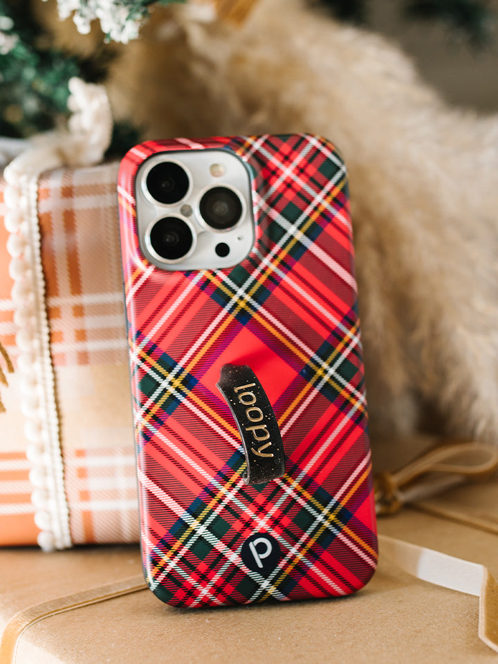 Loopy Cases - Red Tartan Plaid – Loopy®Cases