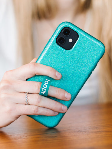 Loopy Cases - Sparkle Turquoise – Loopy®Cases