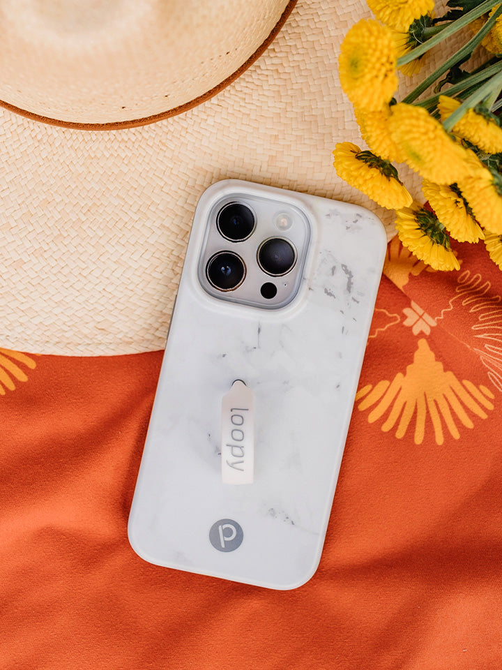 Loopy Cases - White Marble – Loopy®Cases