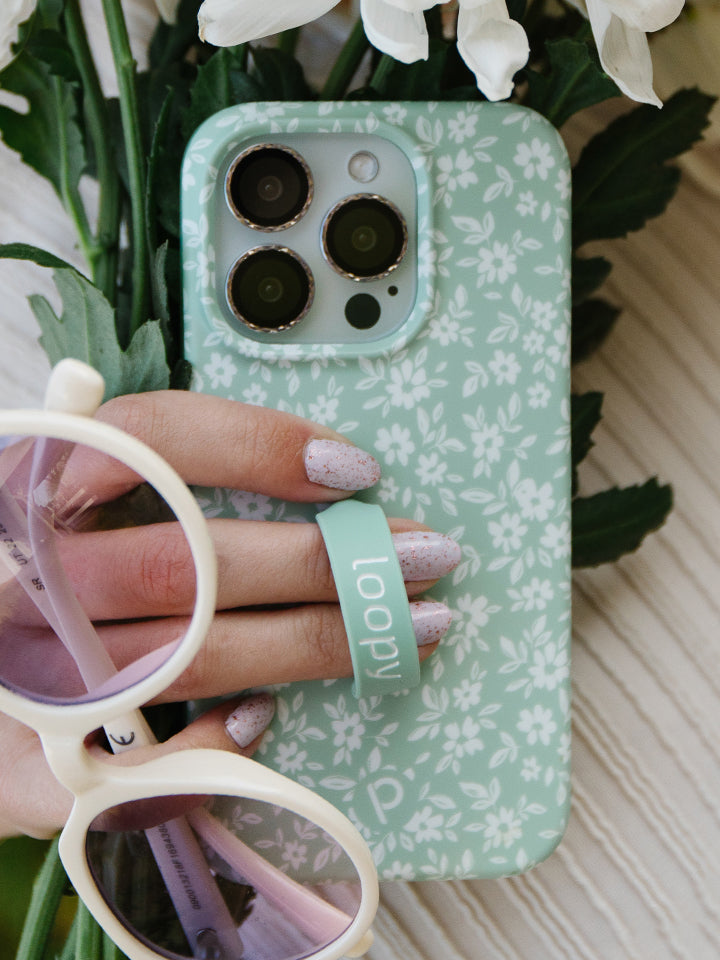 Loopy Cases - Sage Floral – Loopy®Cases