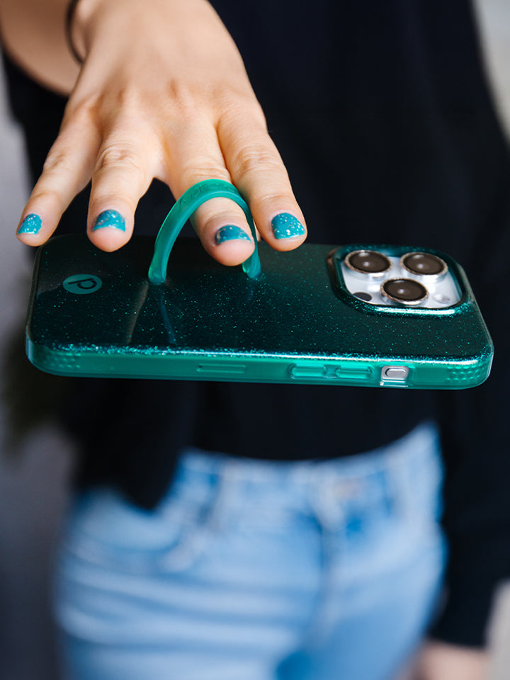 Loopy Cases - Emerald Sparkle – Loopy®Cases