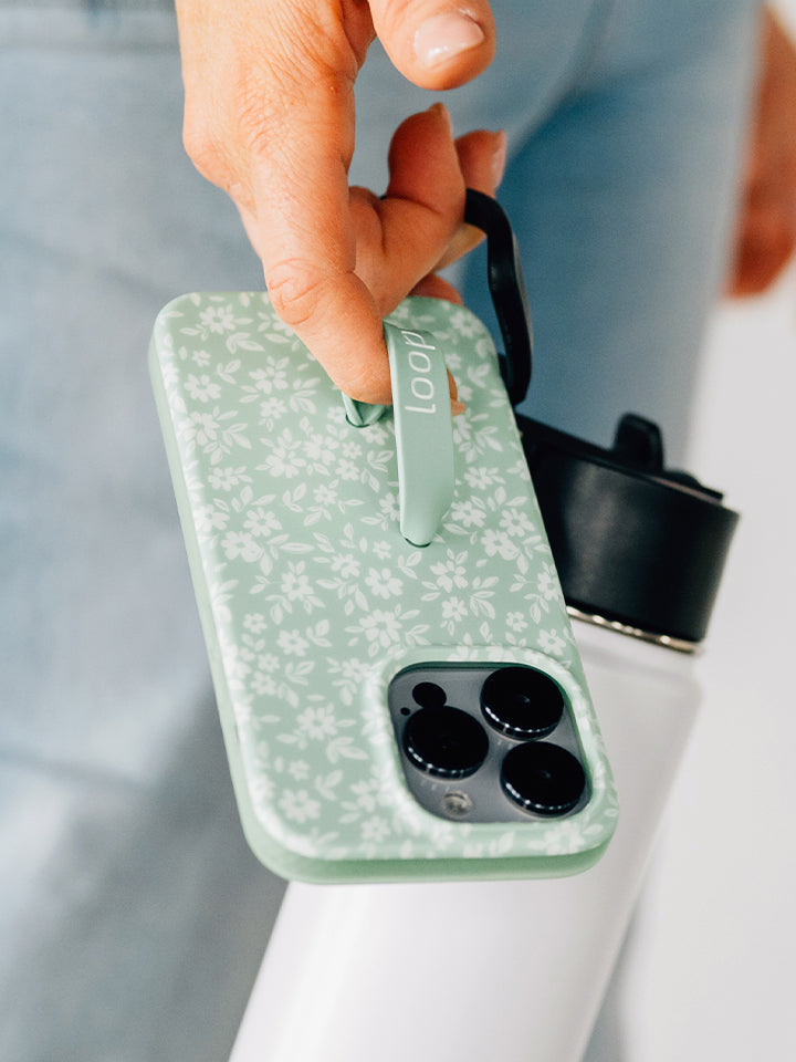 Loopy Cases - Sage Floral – Loopy®Cases