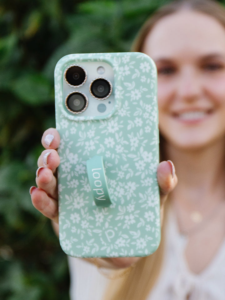 Loopy Cases - Sage Floral – Loopy®Cases